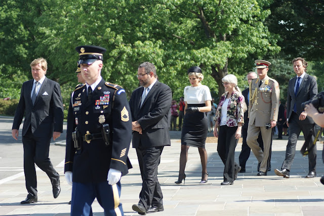 Royal Musings: Royal Couple at Audie Murphy's grave at Arlington