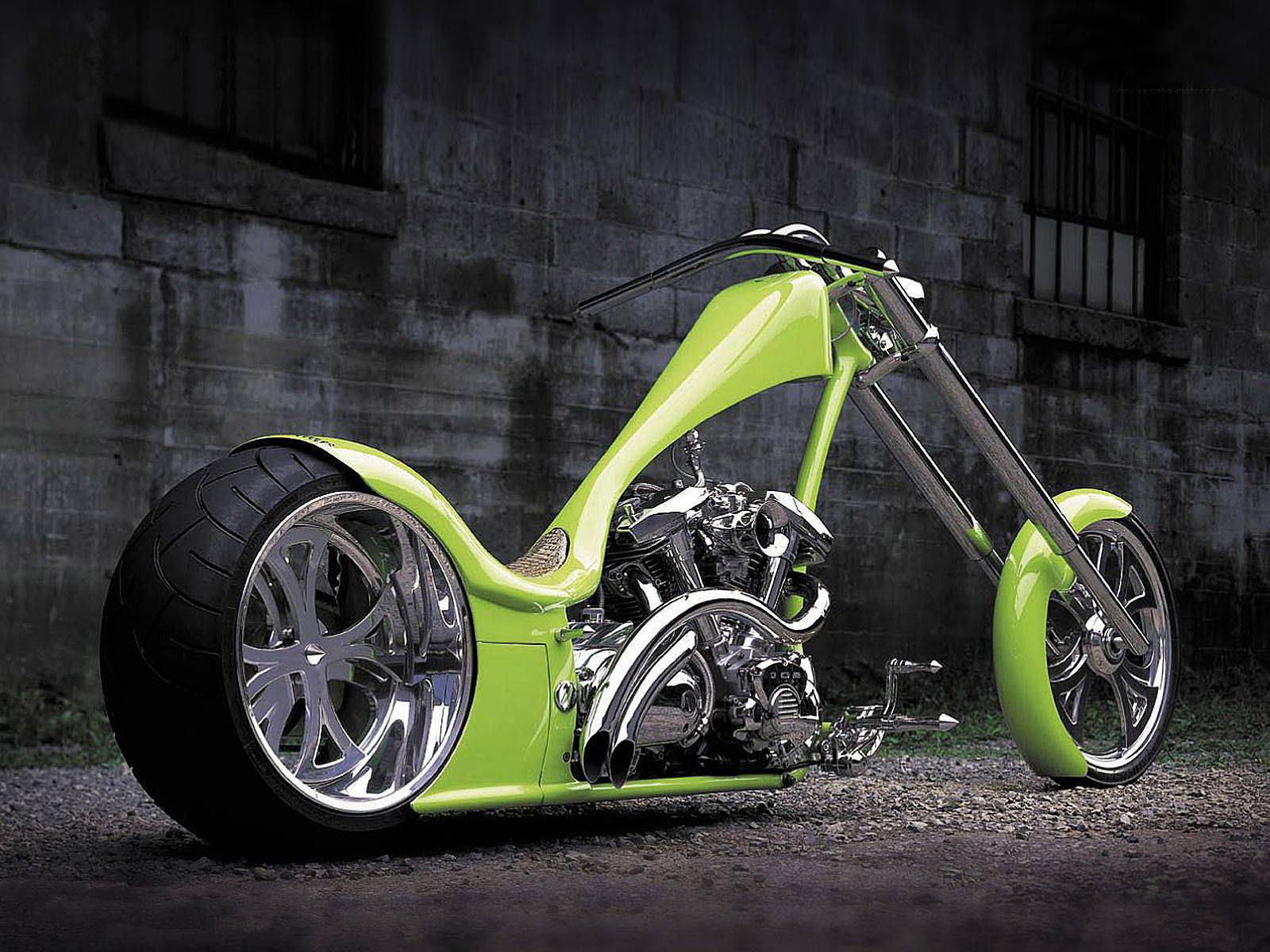 Green Bike Wallpaper