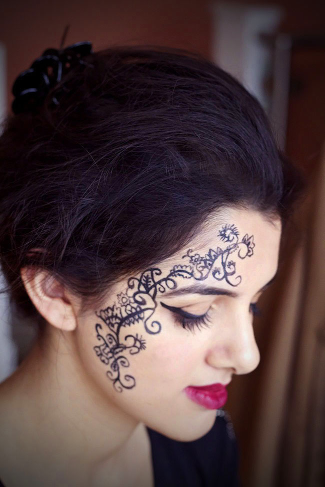 S T Y L E D E C O R U M: Make Up | Face Lace DIY