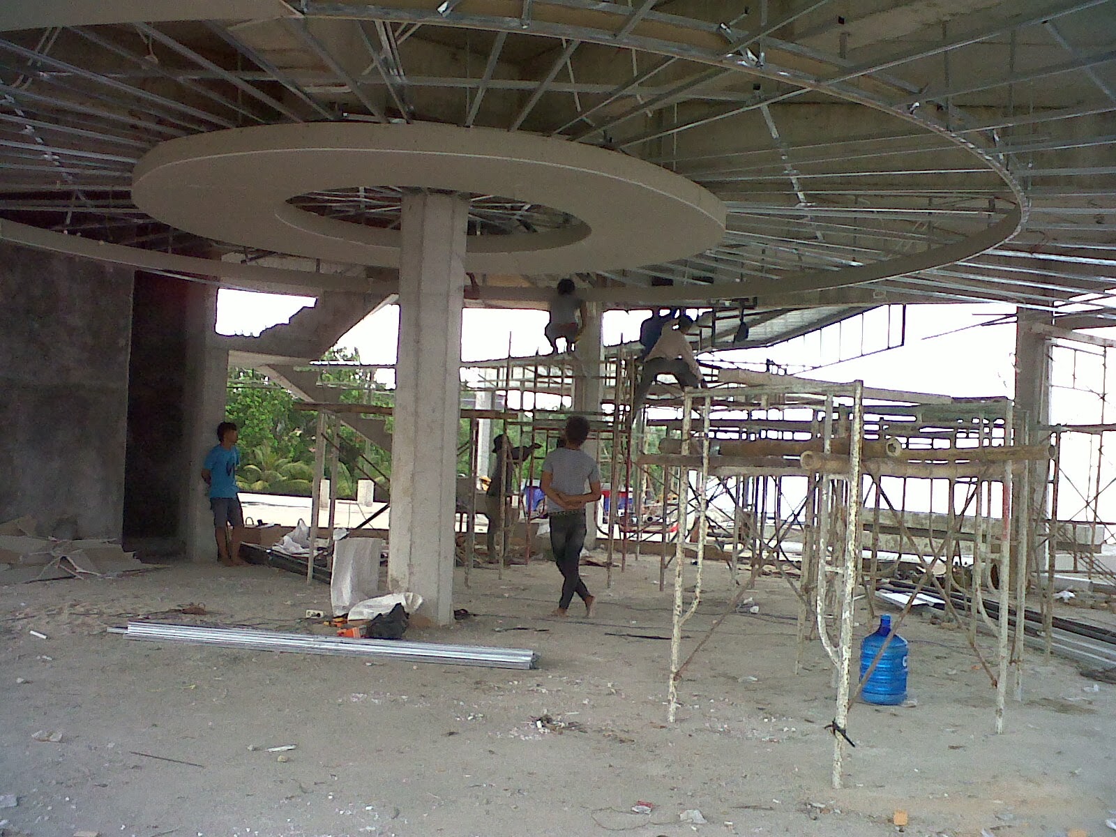 Contoh Pengerjaan Plafon gypsum minimalis dari awal sampai akhir ...