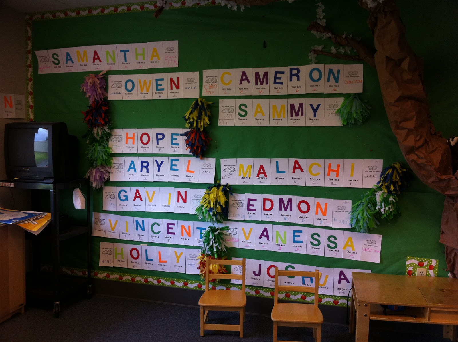Teaching The Little People: Name Cheers in Preschool