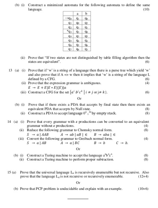Cs2303 Theory Of Computation April May 2011 Question Paper University Question Papers