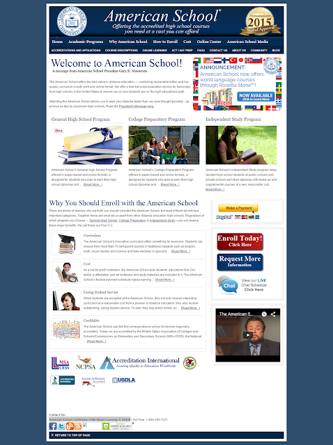 American School of Correspondence : November 2015