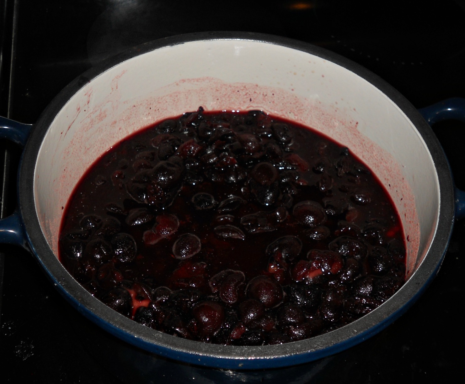 Cherry Amaretto Jam - Hezzi-D's Books and Cooks