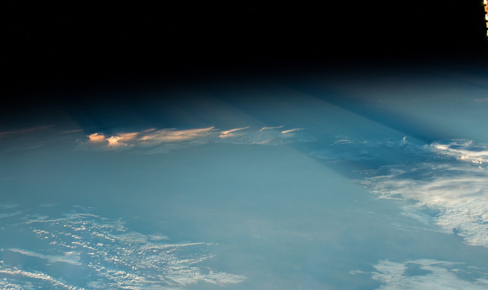 Friends of NASA: Eerie cloud shadows | International Space Station