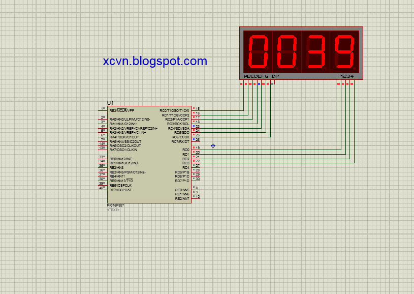 BÀI 15 : ĐẾM TỪ 0 - 9999 SỬ DỤNG TIMER 0 PIC16F887 XC8 - Lập trình PIC