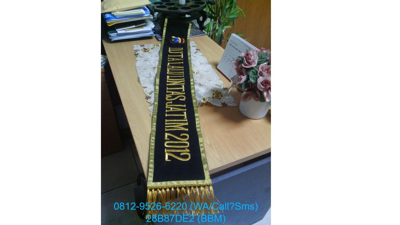 selempang wisuda bandung