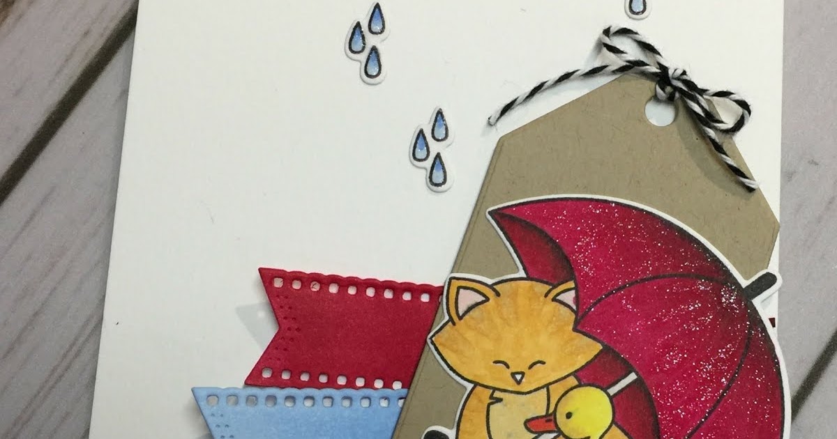 Cimbacreativefun: Rain or Shine Tag Card