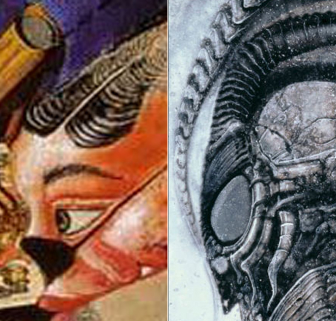 Alien Explorations: HR GIger's Necronom VII : based on ancient helmet ...