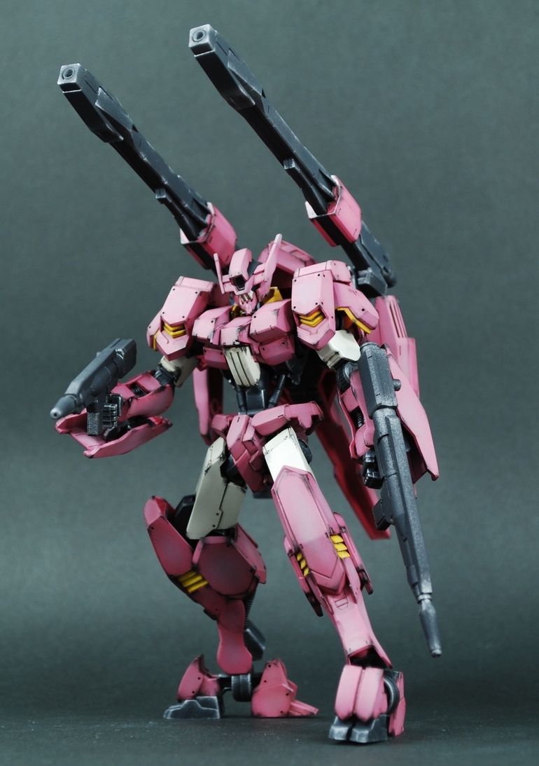 Painted Build: HG 1/144 Gundam Flauros [Ryusei-Go] - Gundam Kits ...