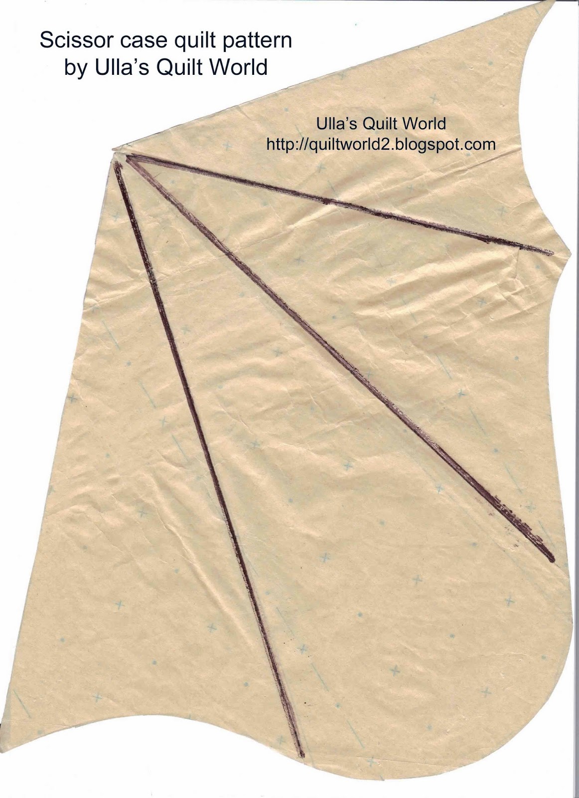 Scissor case quilt + PATTERN | Ulla's Quilt World | Bloglovin’