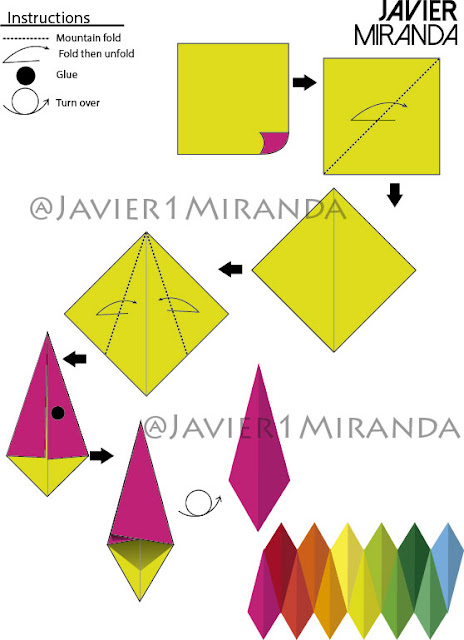 Origami: Diagrama.