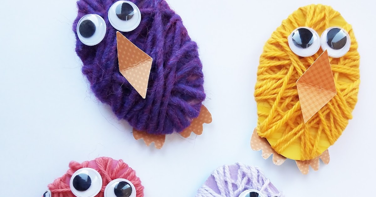 Erin Reed Makes: Cute & Easy Yarn Wrapped Chicks
