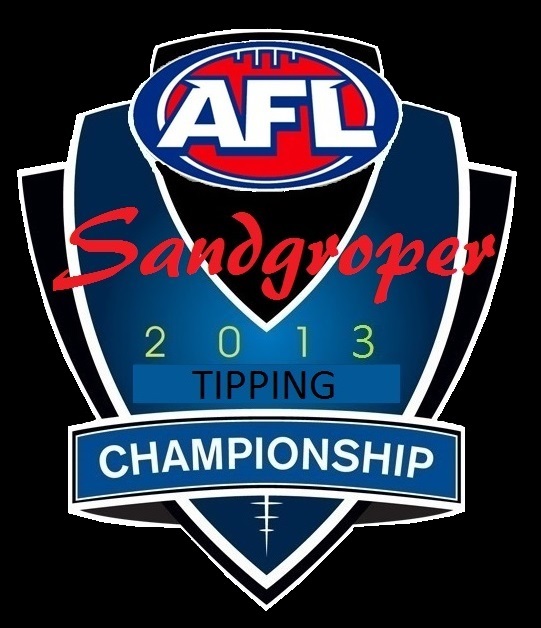 The Sandgropers Blog: 2013 Tipping comp