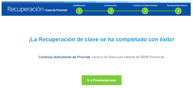 Recuperar Usuario Provinet Personas - Método 2 - Paso a Paso - BBVA ...