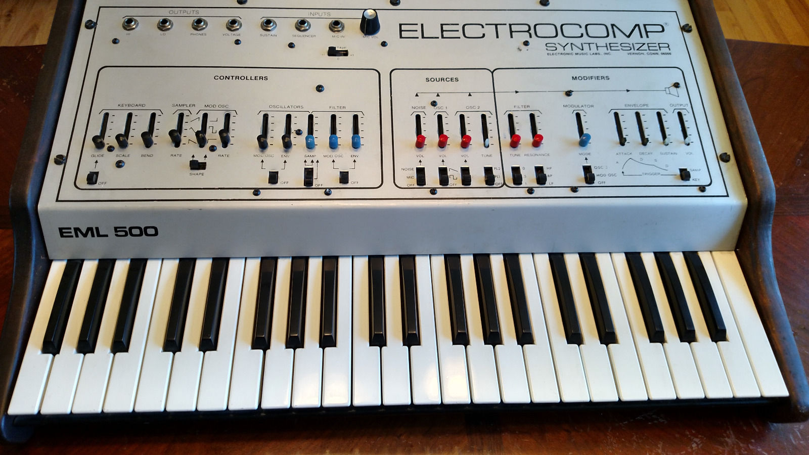 MATRIXSYNTH: ElectroComp EML-500 - Vintage Analog Synthesizer