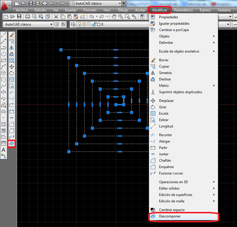 Descomponer una polilínea en varias líneas con AUTOCAD - AYTUTO Blog