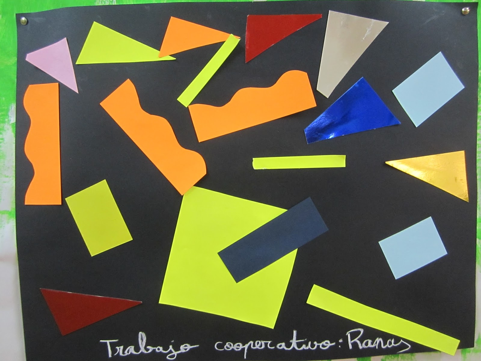 maestranainfantil: TRABAJAMOS EN EQUIPO. MURALES COOPERATIVOS