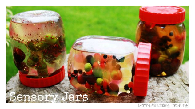Learning and Exploring Through Play: Autumn Nature Sensory Jar