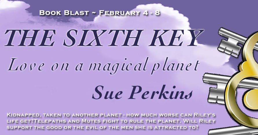 THE SIXTH KEY by Sue Perkins -- Kidnapped, taken to another planet ...