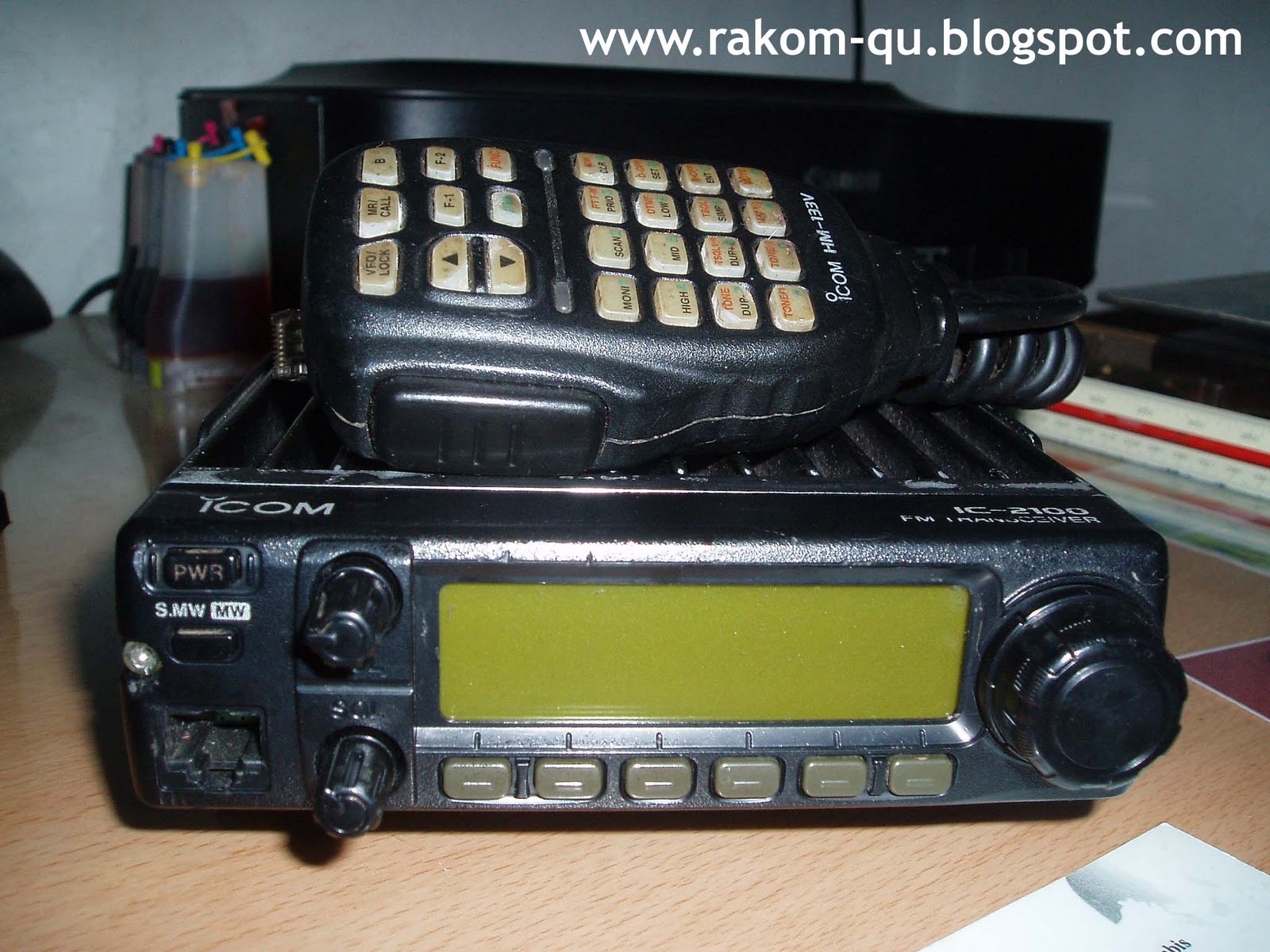 rakom-qu: Icom IC-2100 + HM-133V
