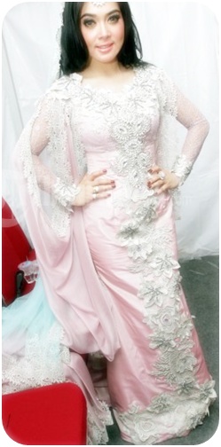 Koleksi gaun cantik: tidur, brokat, sifon, dan syahrini