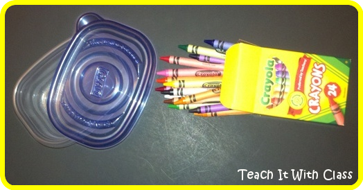 Teach it With Class: Crayon Storage {Organization}