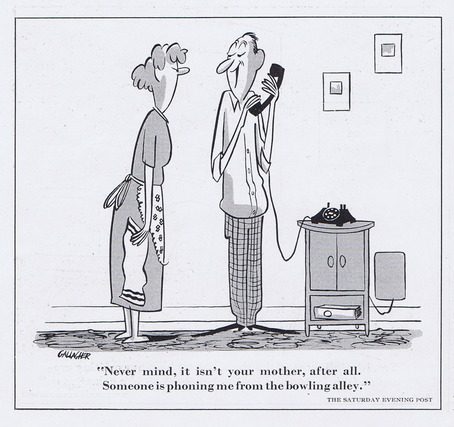 Mike Lynch Cartoons: John Gallagher Gag Cartoons 1951 - 1970