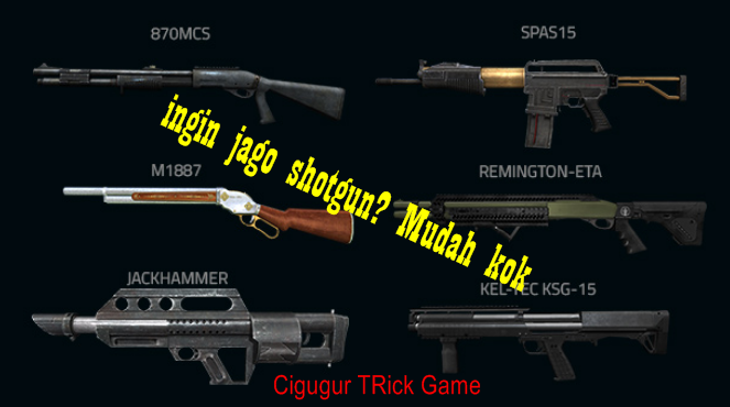 Tips dan trik untuk menjadi jago memakai senjata shotgun di Game Point blank | Cigugur Trick Game