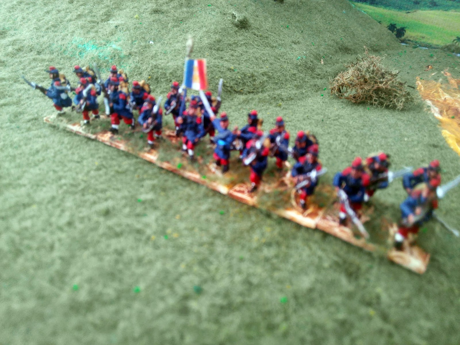 Painting Wargames Figures: 15mm Old Glory French Infantry of the Franco ...