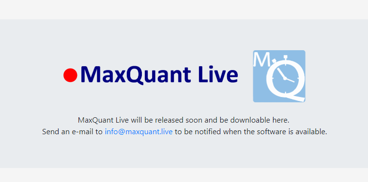 News in Proteomics Research: BoxCar update -- MaxQuant live page is up ...
