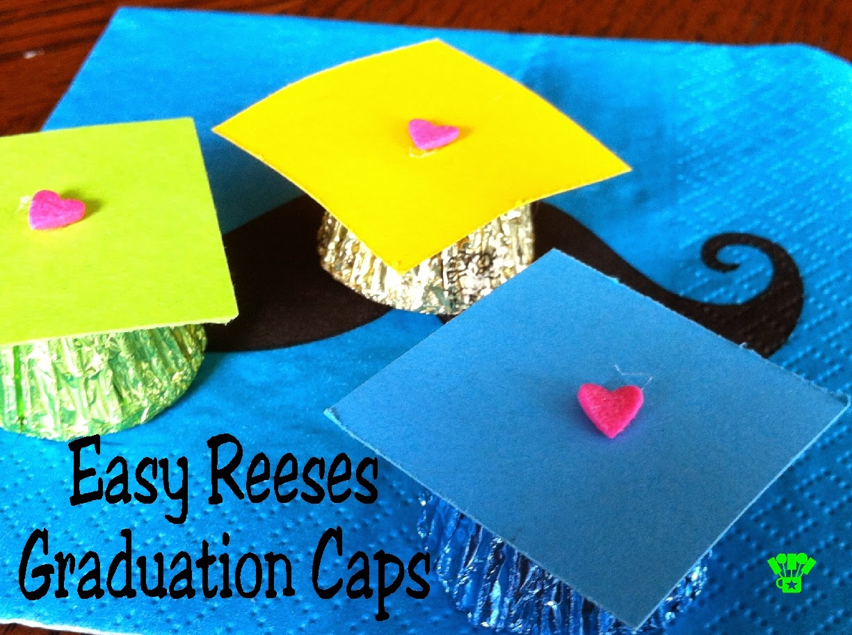Easy Reeses Graduation Cap Candies