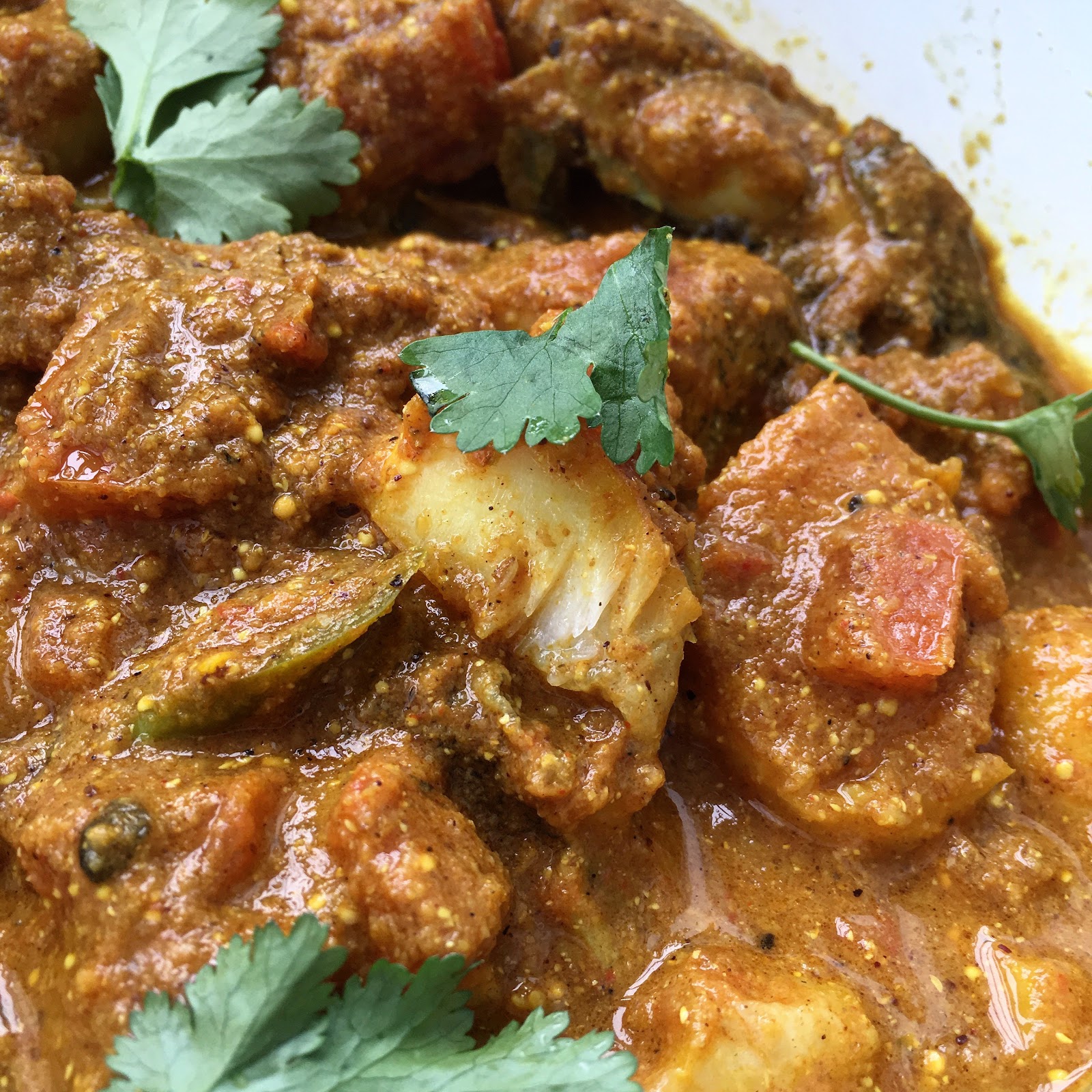pepsakoy: Indian Style Fish in Mustard Curry