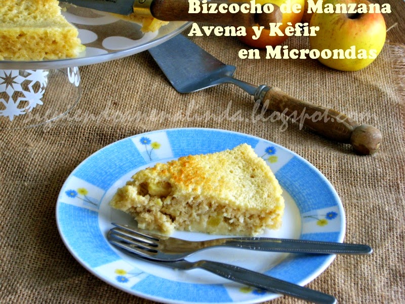 Siguiendo A Nenalinda Bizcocho De Manzana Avena Y Kéfir En