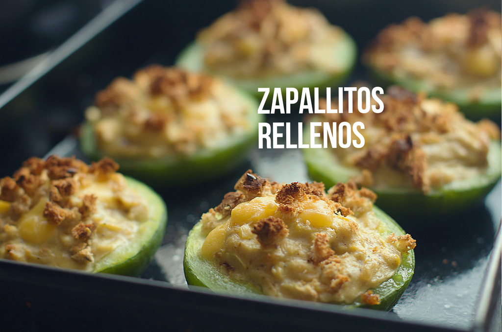 Receta zapallitos rellenos, gratinados y crujientes
