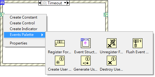 LabVIEW備忘錄: 事件(Event Structure)觸發說明