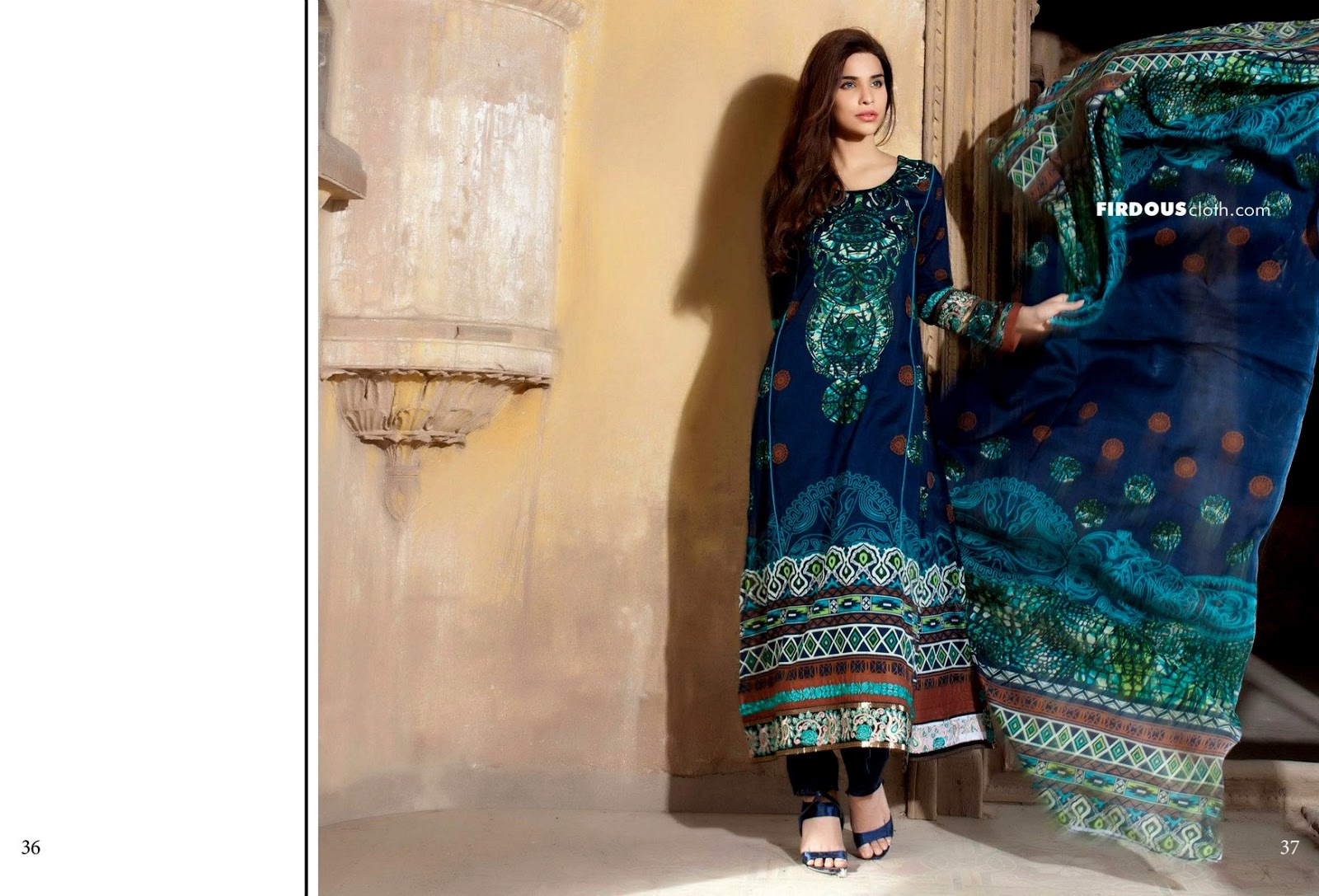 New Firdous Lawn Designs 2013-2014 | Exclusive Firdous Lawn Collection ...