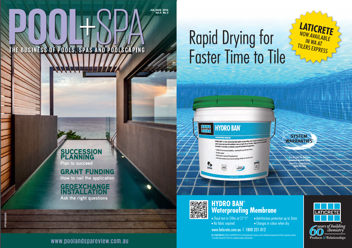 Laticrete Australia Conversations: Pool Mag Features LATICRETE