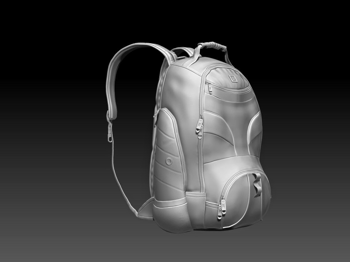 Jesse's Art Sauce: Finished High Poly Backpack - Zbrush