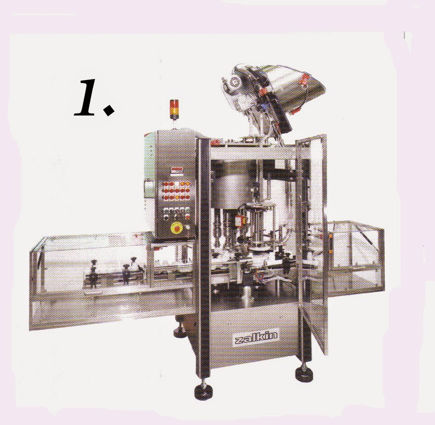 Machine capping group, services.: Rotary capping machine small version.