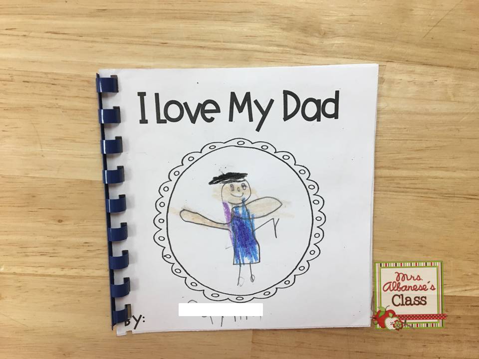 Father's Day Book (editable) FREEBIE! | Mrs. Albanese's Kindergarten Class