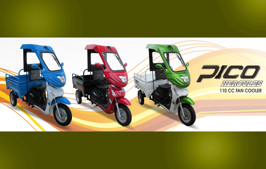 PICO 110 CC Kabin - TOSSA Motor - Motor Roda Tiga