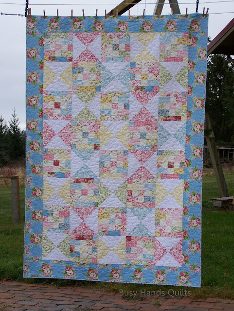Busy Hands Quilts: Country Cottage Twin Quilt {a Finish!}