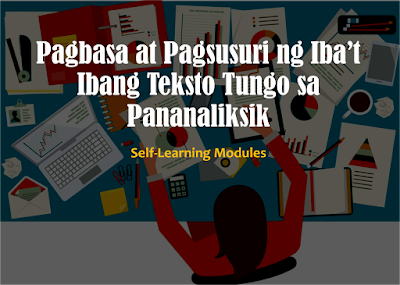 Pagbasa at Pagsusuri ng Iba't Ibang Teksto Tungo sa Pananaliksik Self ...