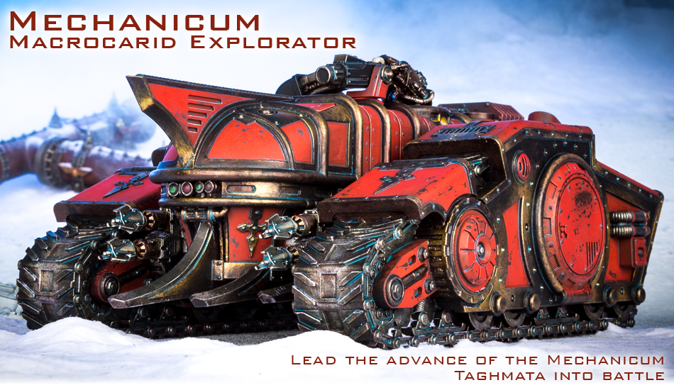 Pre-Orders: Mechanicum Macrocarid Explorator - Faeit 212