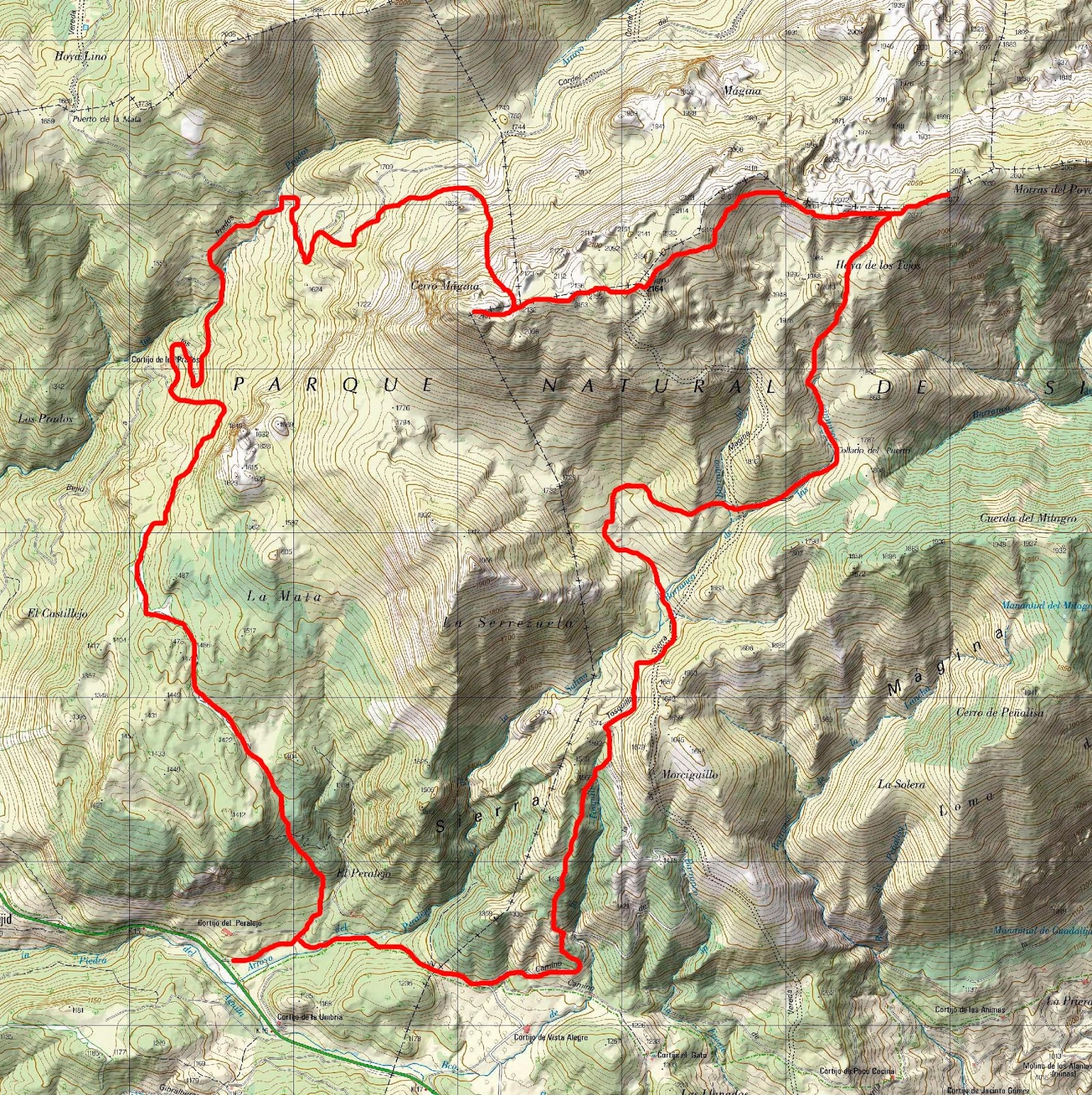 PISAKAMPAS: SIERRA DE MAGINA: EL TECHO DE LA PROVINCIA DE JAEN
