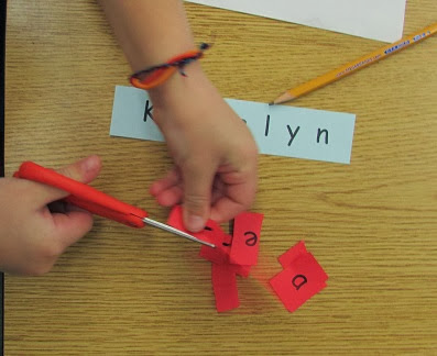 Kindergarten: Holding Hands and Sticking Together: Name Writing ...