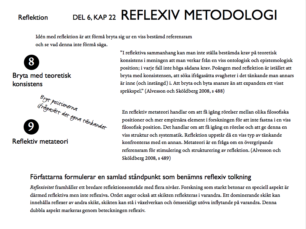 Skissat: Litteraturseminarium 3 och 4: Tolkning och reflektion