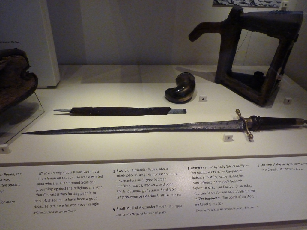 Terrifying Mask and Wig of Alexander Peden, Which Is Made of Leather ...