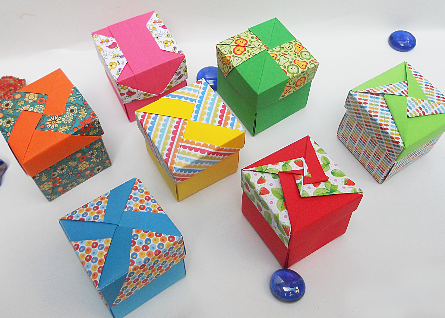 mas origami: Cajas modulares